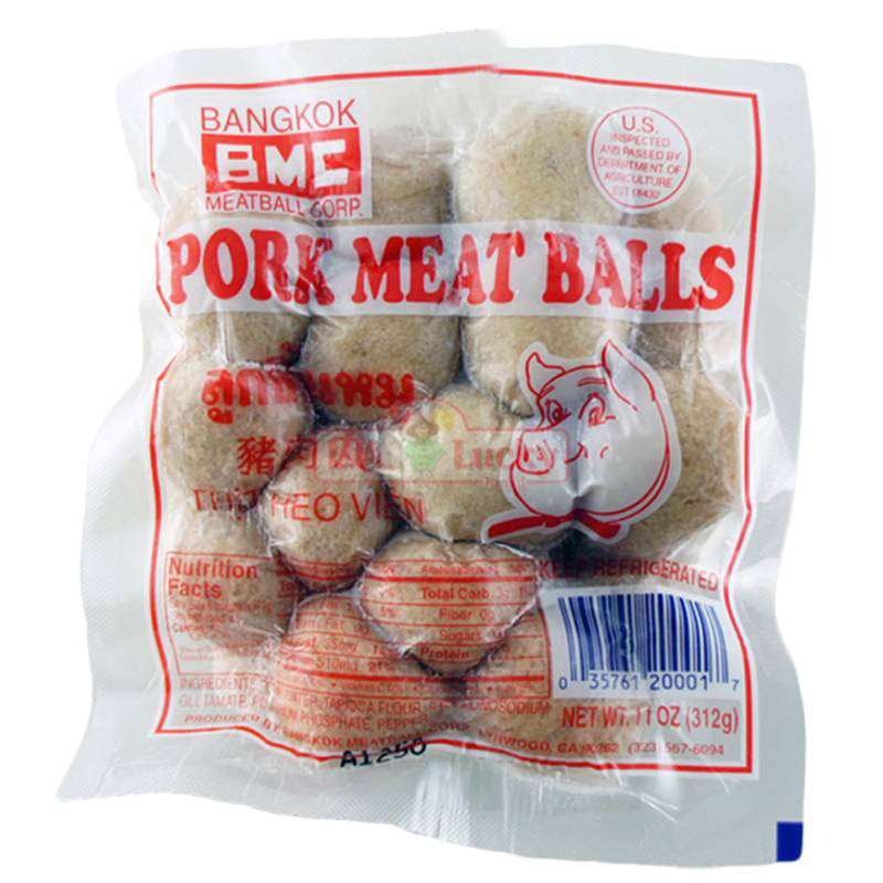 BMC - Frozen Pork Meatball ลูกชิ้นหมูแช่แข็ง – 3 Aunties Thai Market