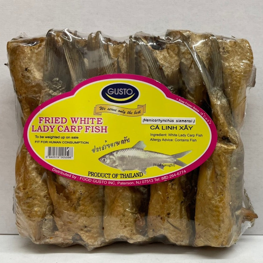 Gusto - Fried White Lady Carp Fish - ปลาสร้อยรมควัน – 3 Aunties Thai Market
