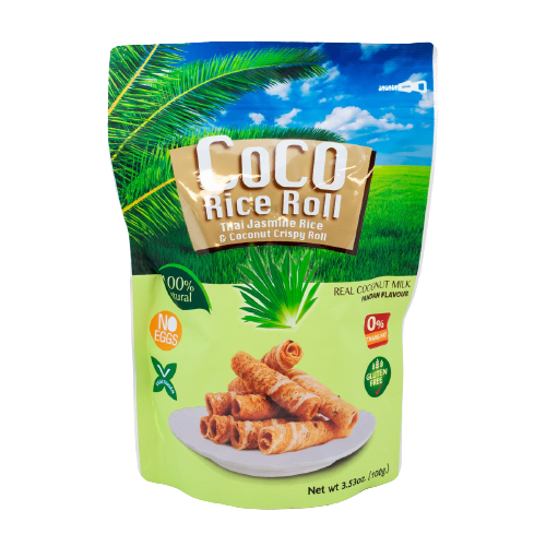 Coconut Rice Roll - Thai Jasmine Rice ทองม้วนข้าวหอมมะลิ – 3 Aunties ...